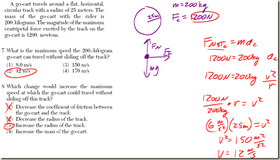 Uniform Circular Motion - Regents Physics